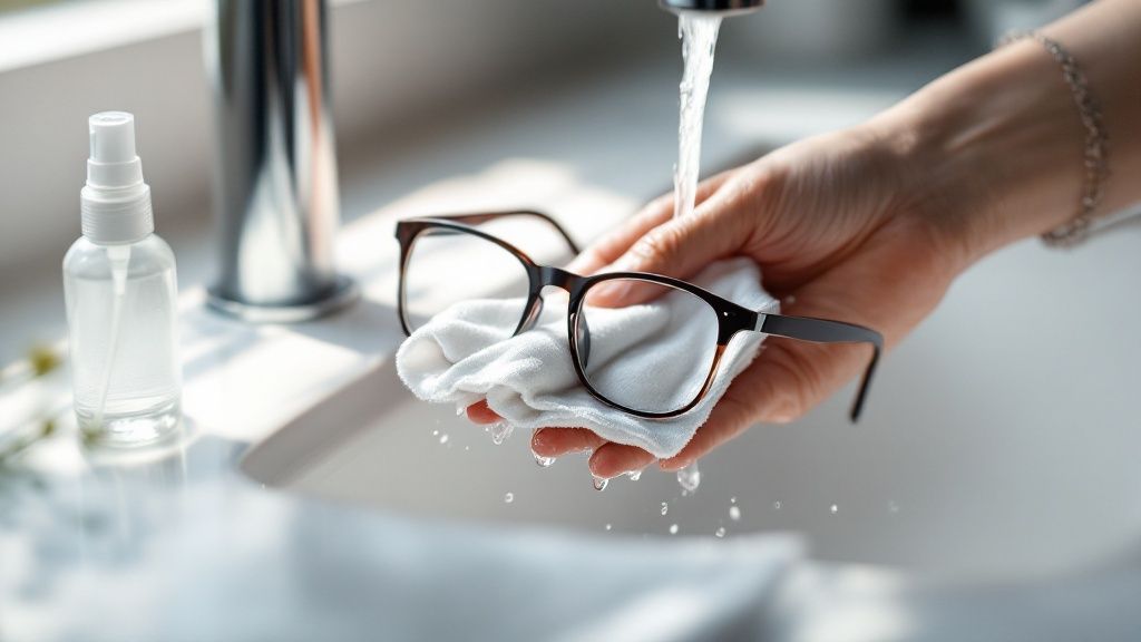 How to Properly Clean Your Glasses for Clear Vision – Spektrum Glasses